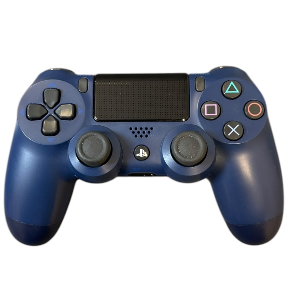 Used Sony Official PlayStation 4 Controller (Midnight Blue) - Own4Less